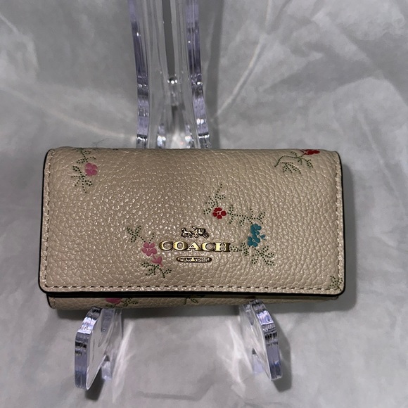 Coach | Bags | Coach Floral Key Ring Case | Poshmark